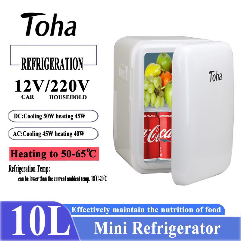 Mini Ref 10L TOHA Mini Fridge Refrigerator Mini Ref Household Room and ...