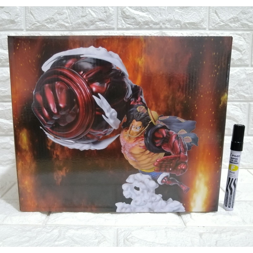 One Piece Luffy 4th Gear Luffy Gear 4th Great Ape King Spear 30cm Big ...