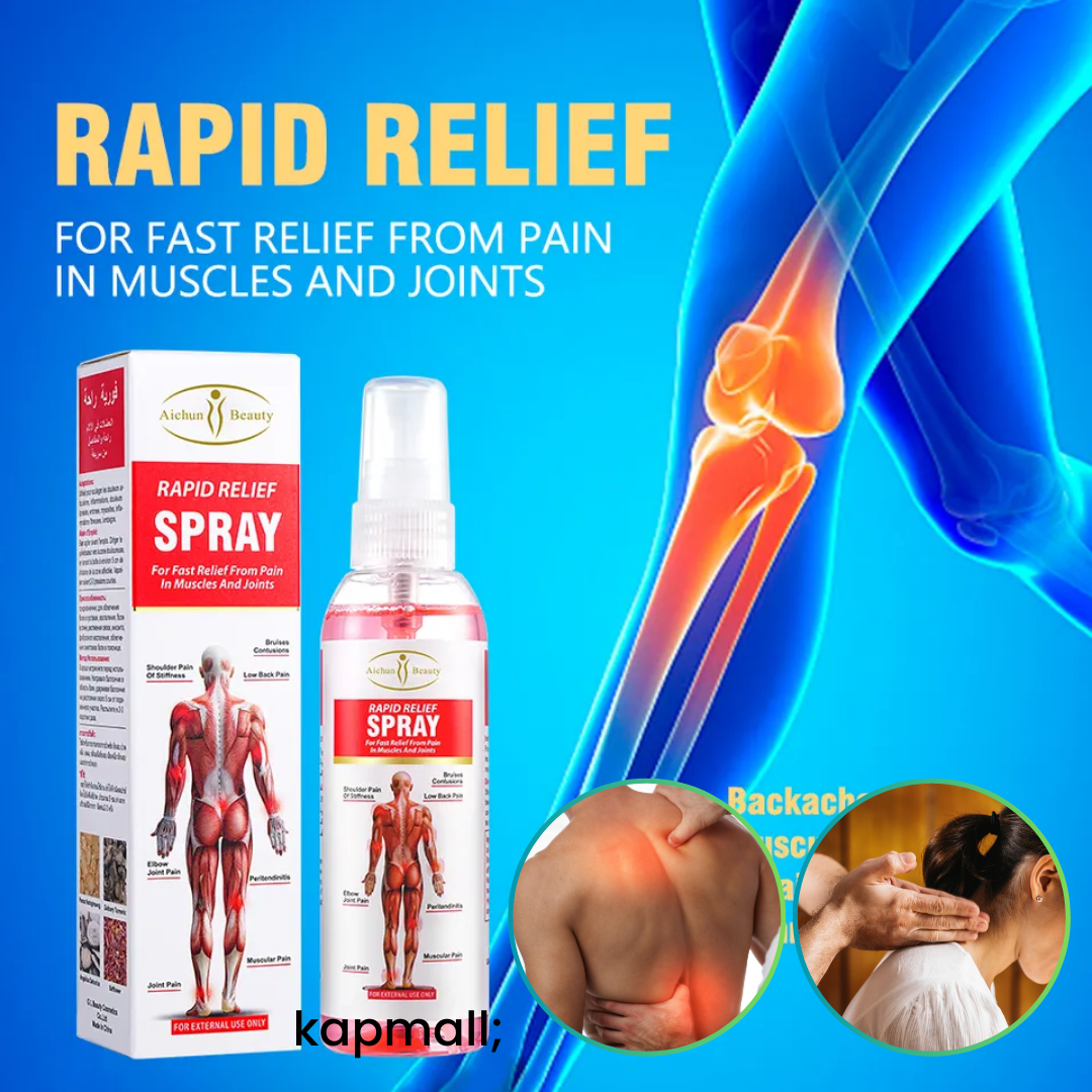 Joint Pain Reduce Swelling Stiffness Rapid Relief Spray For Fast Relief ...