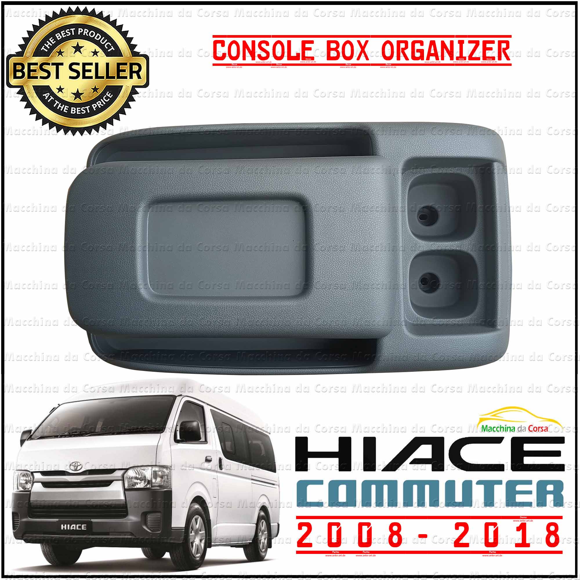 Toyota Hiace Commuter 2008-2018 Center Console Box Organizer | Lazada PH