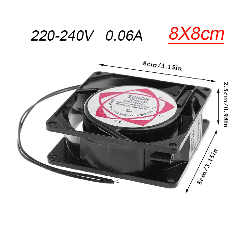 AC 220-240V Incubator Blower fan Heavy duty Videoke Exhaust fan ...
