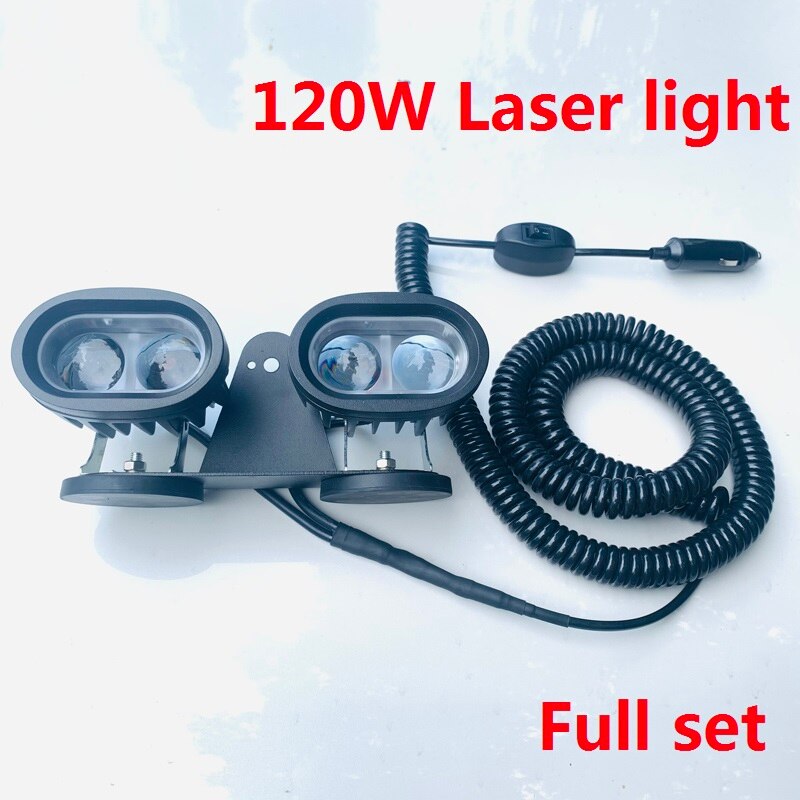 Super Far distance Car Laser led light bar Spotlight 120W High beam ...