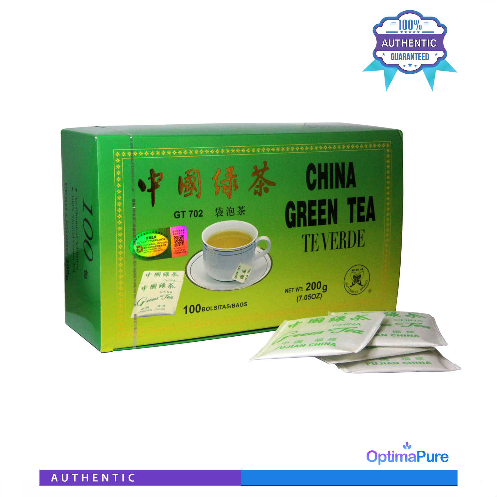 Authentic Te Verde China Green Tea 20s/100s | Lazada PH
