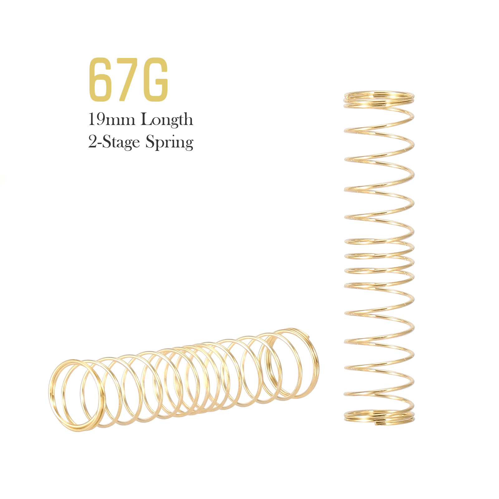 DUROCK Switch Springs Gold-plated Springs Long Springs Multi-stage ...