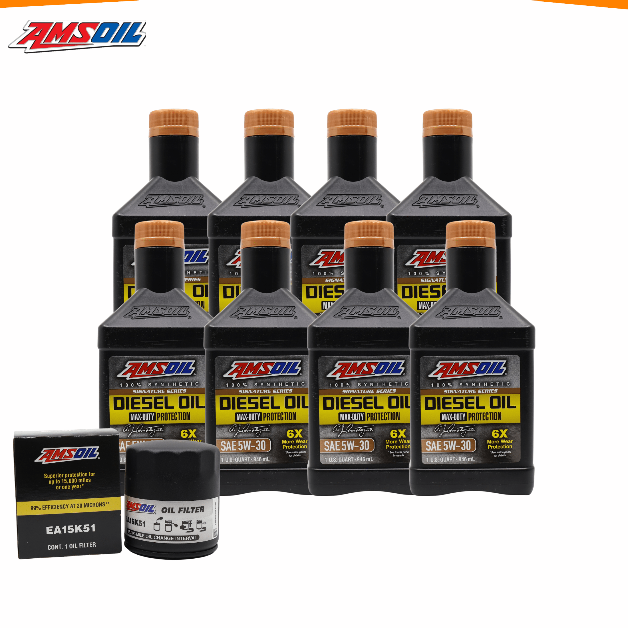 Toyota AMSOIL 5w30 Diesel Max Duty Oil Change Kit | Fortuner, Grandia ...