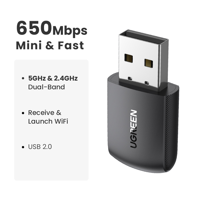 UGREEN Internet Adapter Wireless Network Card Adapter Wifi Adapter ...