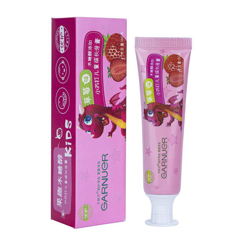 Children's baking soda toothpaste 60g fluorine-free 2-12 years old ...