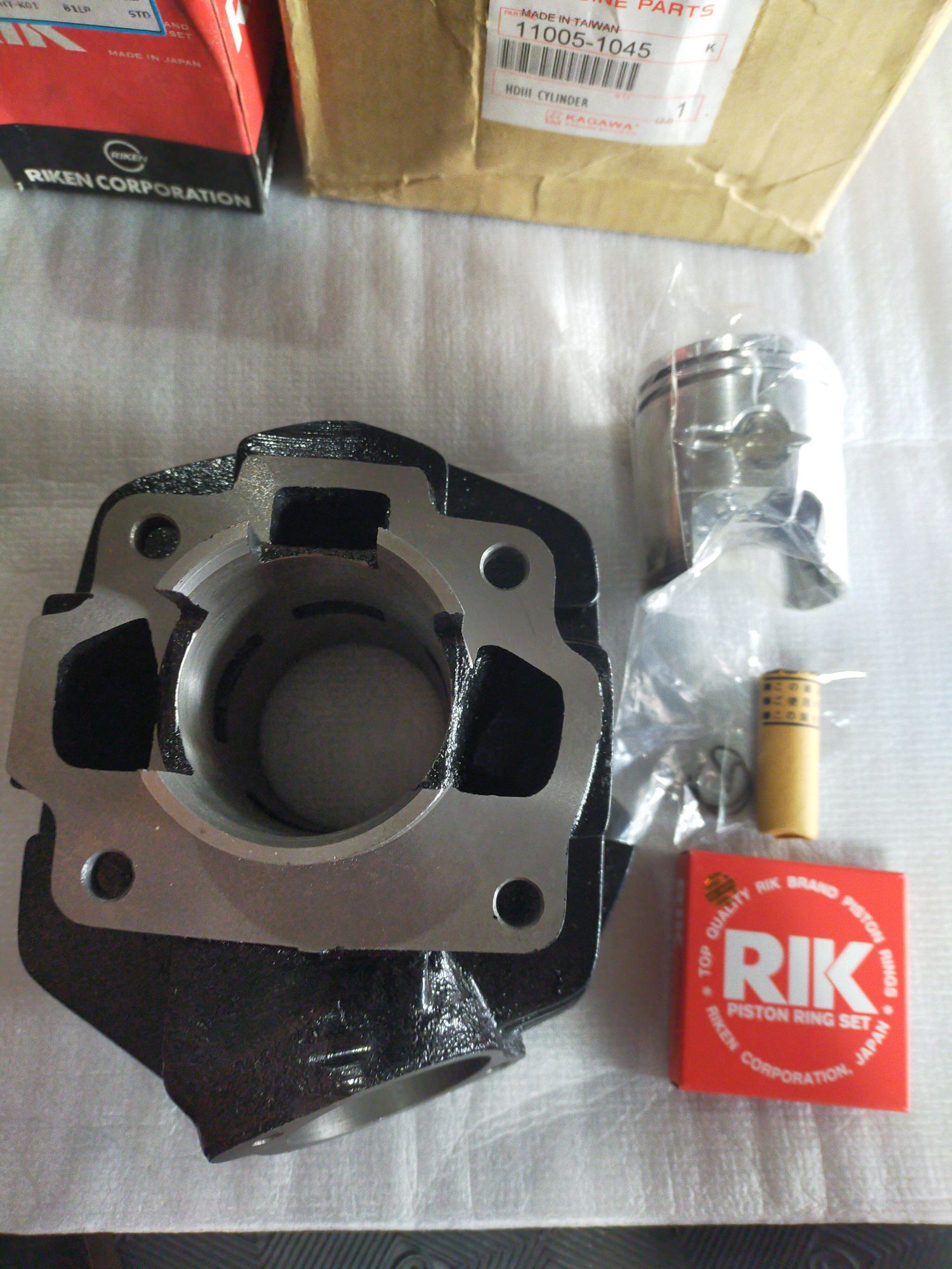 KAWASAKI HD3 CYLINDER BLOCK KIT WITH PISTON AND PISTON RINGS | Lazada PH