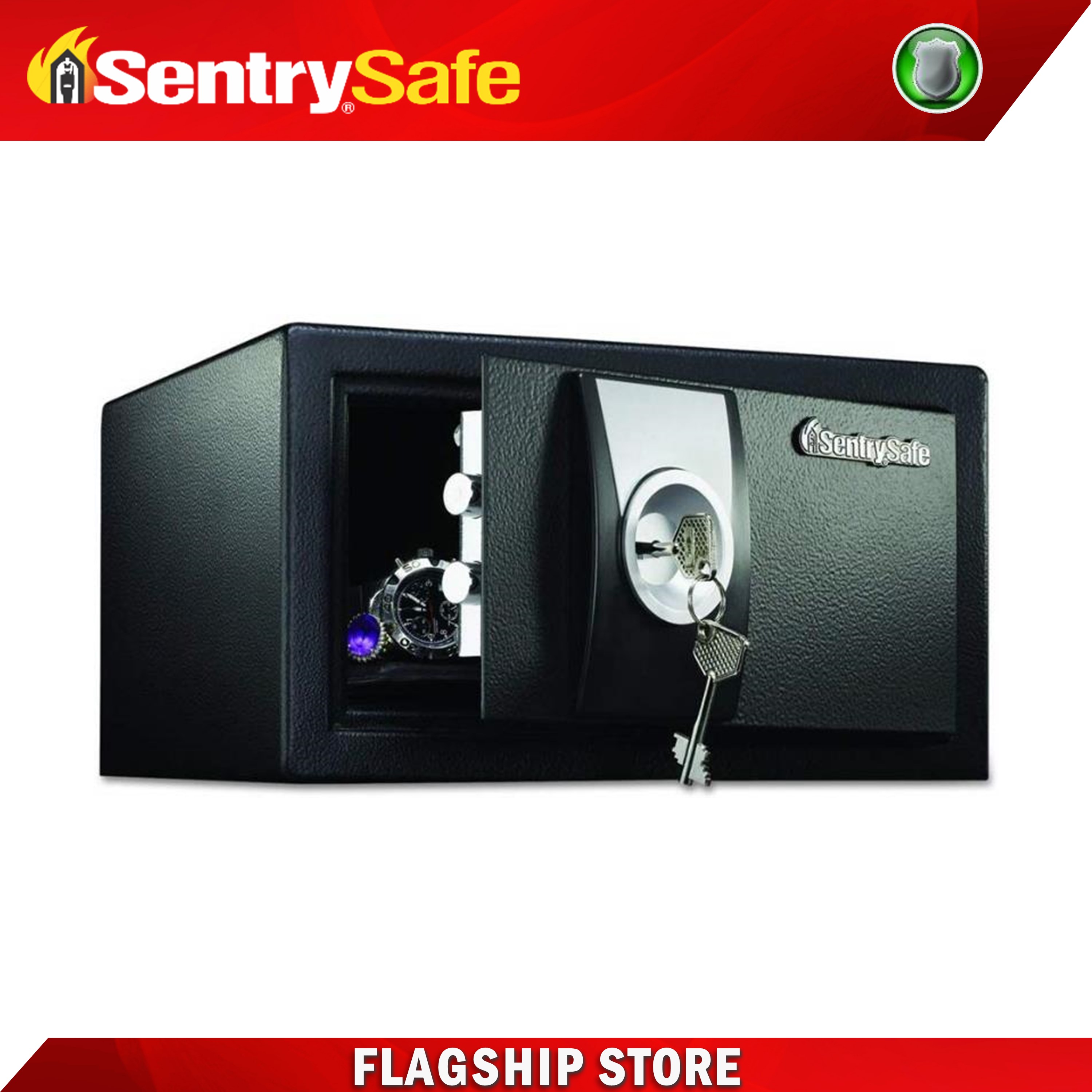 SENTRY SAFE X031 Security Protection Small Vault with 6-Lever Key | Lazada PH