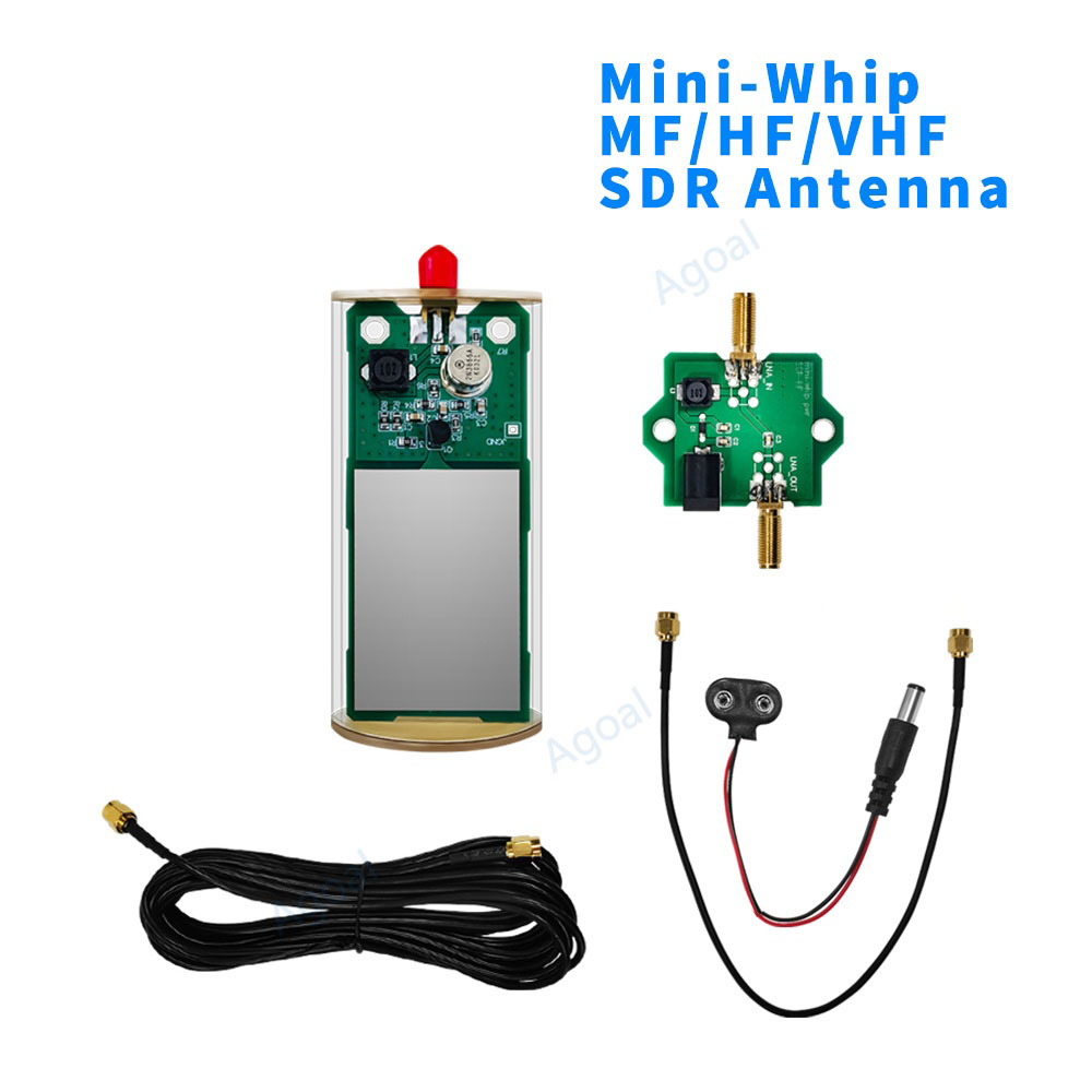 Mini-Whip MF/HF/VHF SDR Antenna MiniWhip Shortwave Active Antenna for Ore Radio, Tube ...