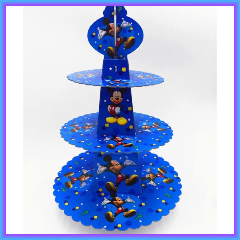 MICKEY MOUSE CUPCAKE STAND 3Layer | Lazada PH