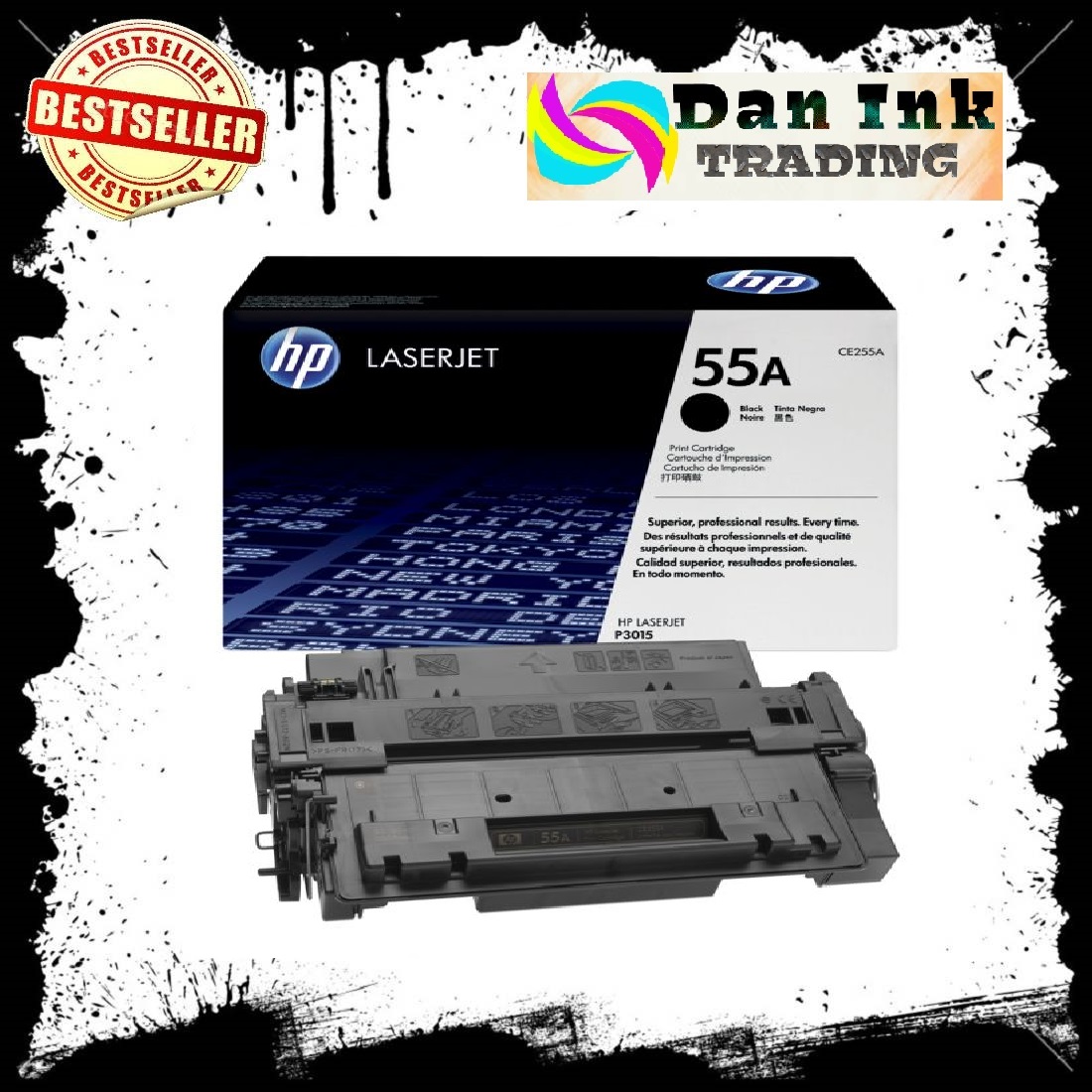 HP 55A / CE255A Black Original Toner Cartridge | Lazada PH
