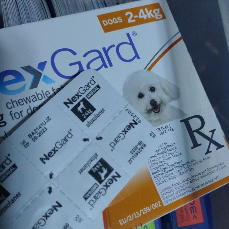 NexGard chewable 1 tablets for Dogs ( WITH STICKER ) | Lazada PH