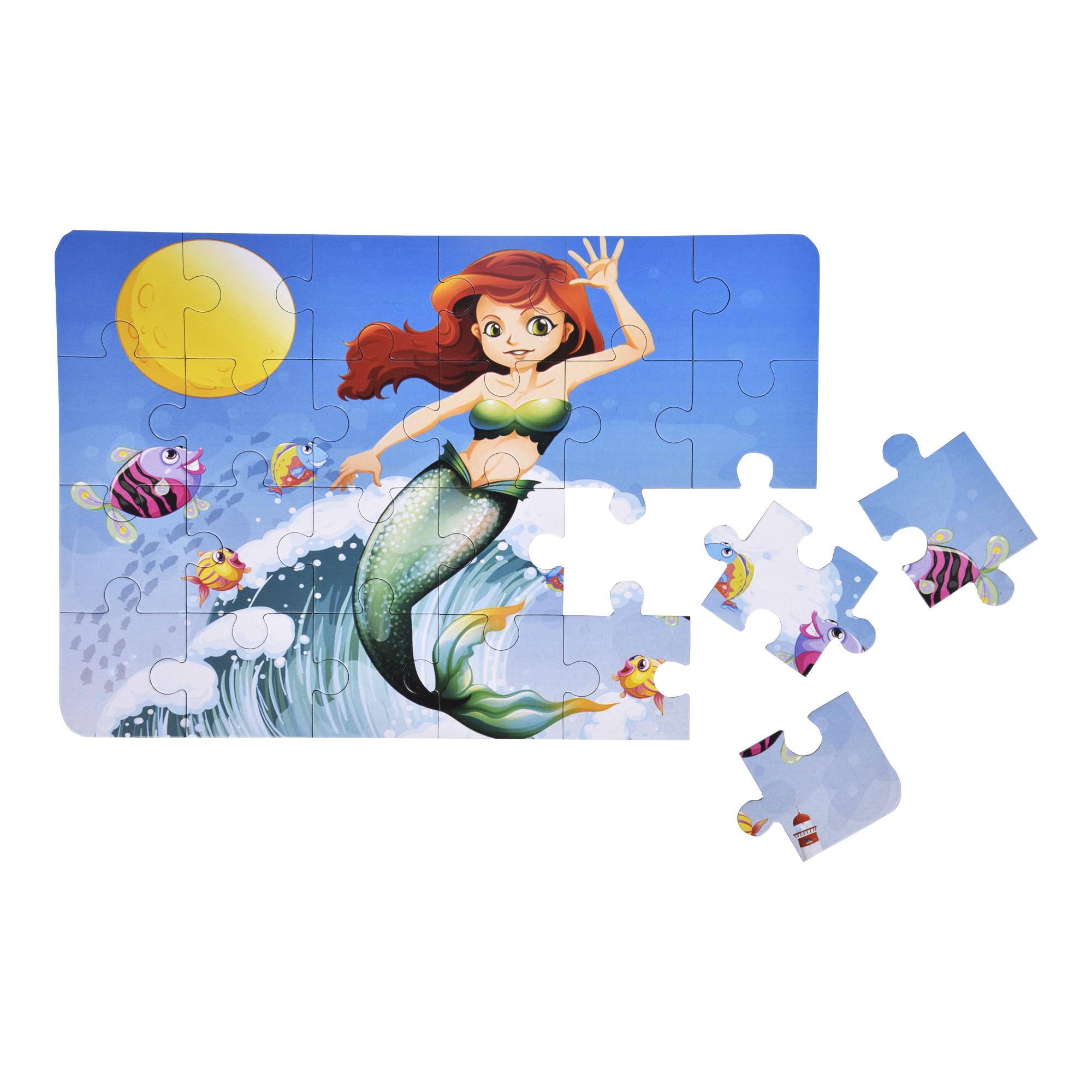 Mermaid 4 In 1 Jigsaw MERMAIDS EDUCATIONAL Puzzle | Lazada PH