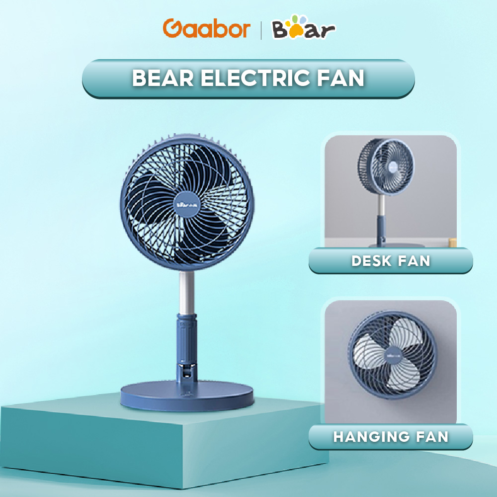 GAABOR x BEAR Bear Multi-purpose Electric Fan Floor/Desk/Hanging with ...