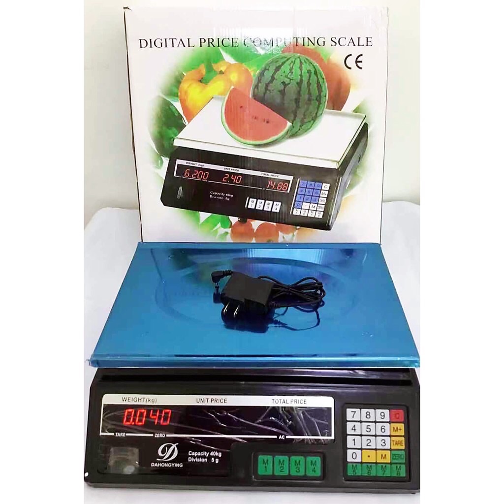 Digital Price computing Scale 40kilos food meat produce weighing weight ...