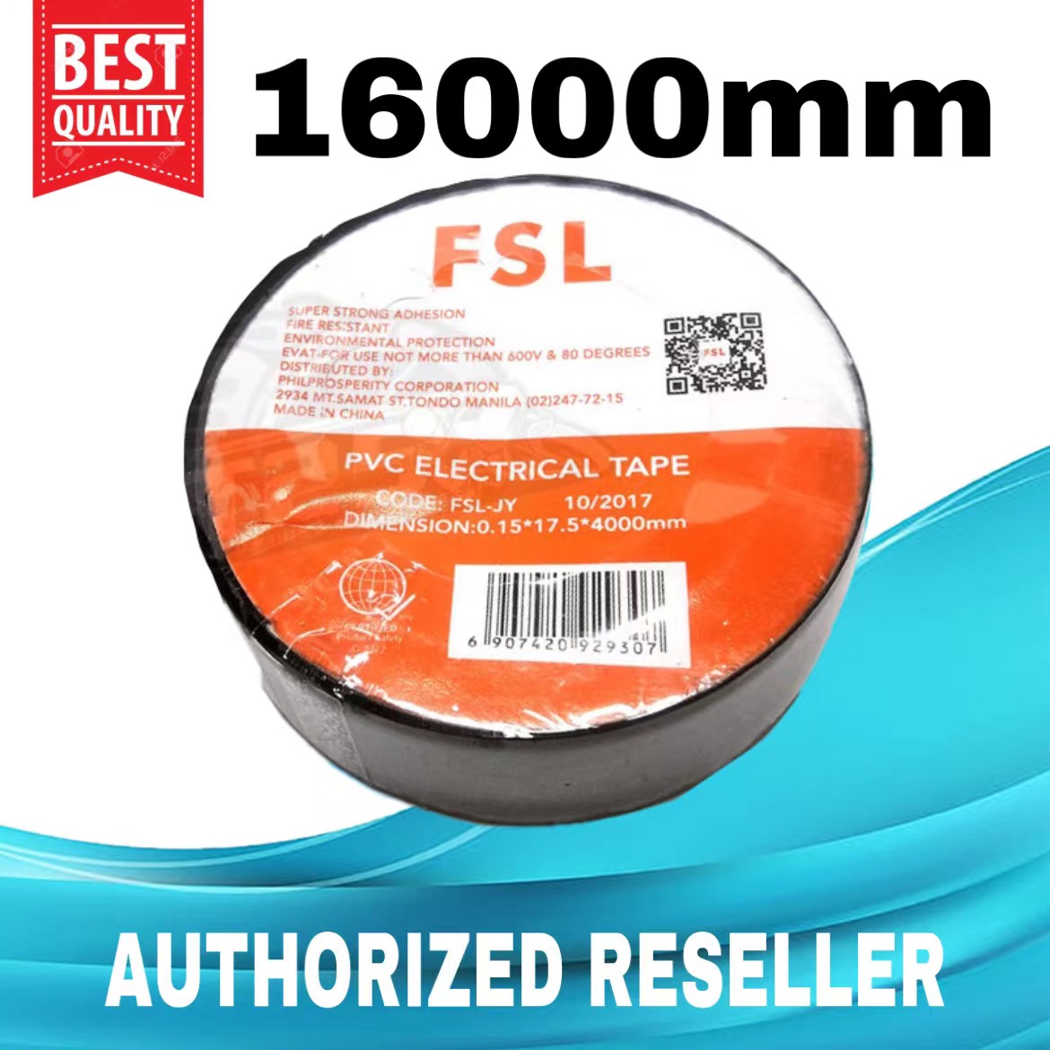 FSL PVC Black Electrical Tape 4m & 16m | Lazada PH