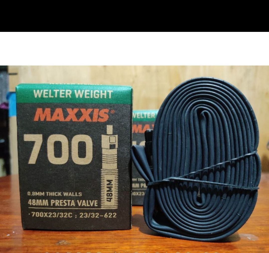MAXXIS Inner Tube 48MM 1 Piece 26 27.5 29 and 700C - Presta and ...