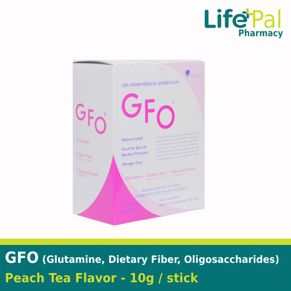 1 Stick GFO (Glutamine, Dietary Fiber, Oligosaccharides) - Peach Tea ...