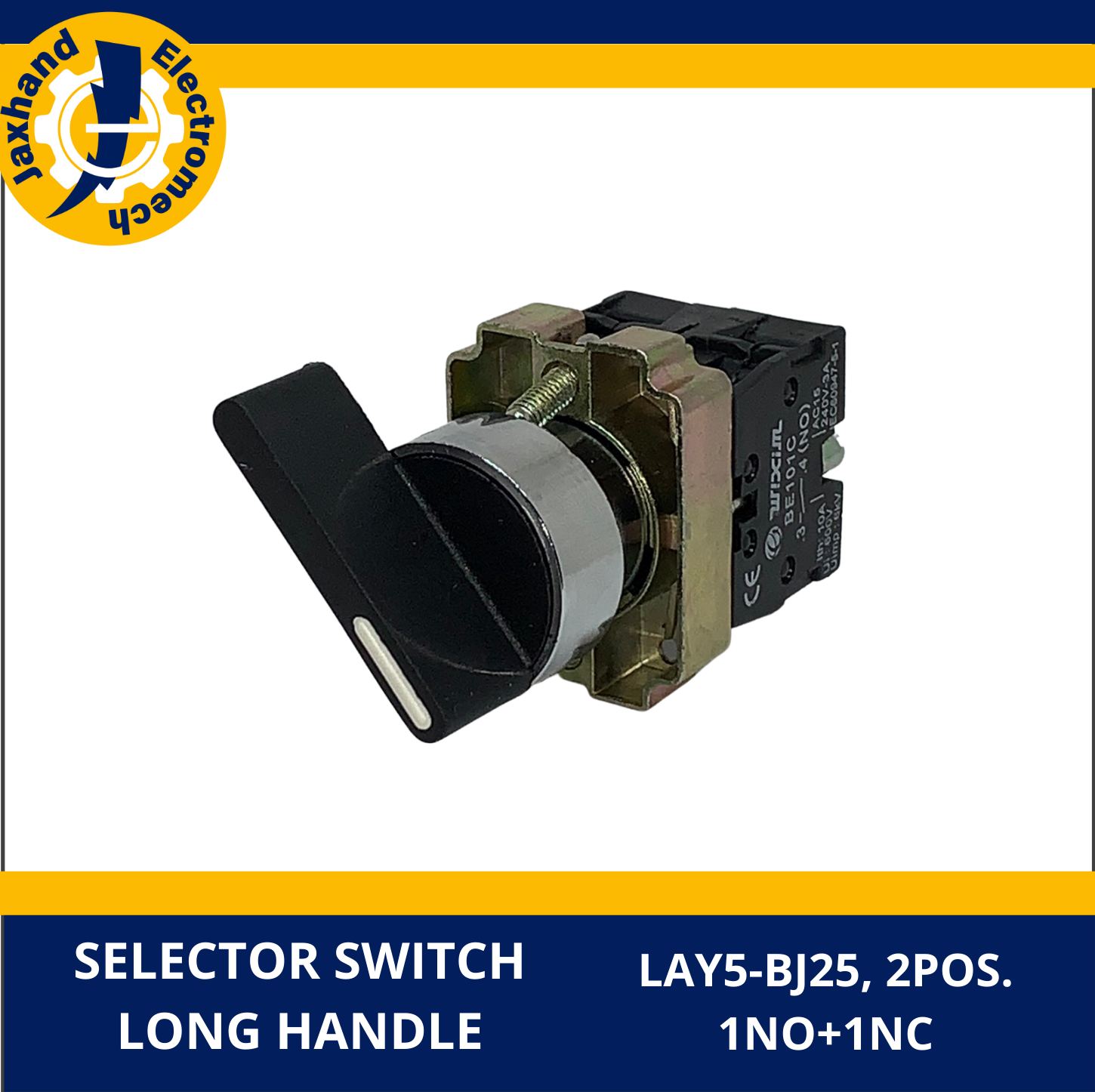 Selector Switch Long Handle LAY5-BJ25 2POS 1NO+1NC | Lazada PH