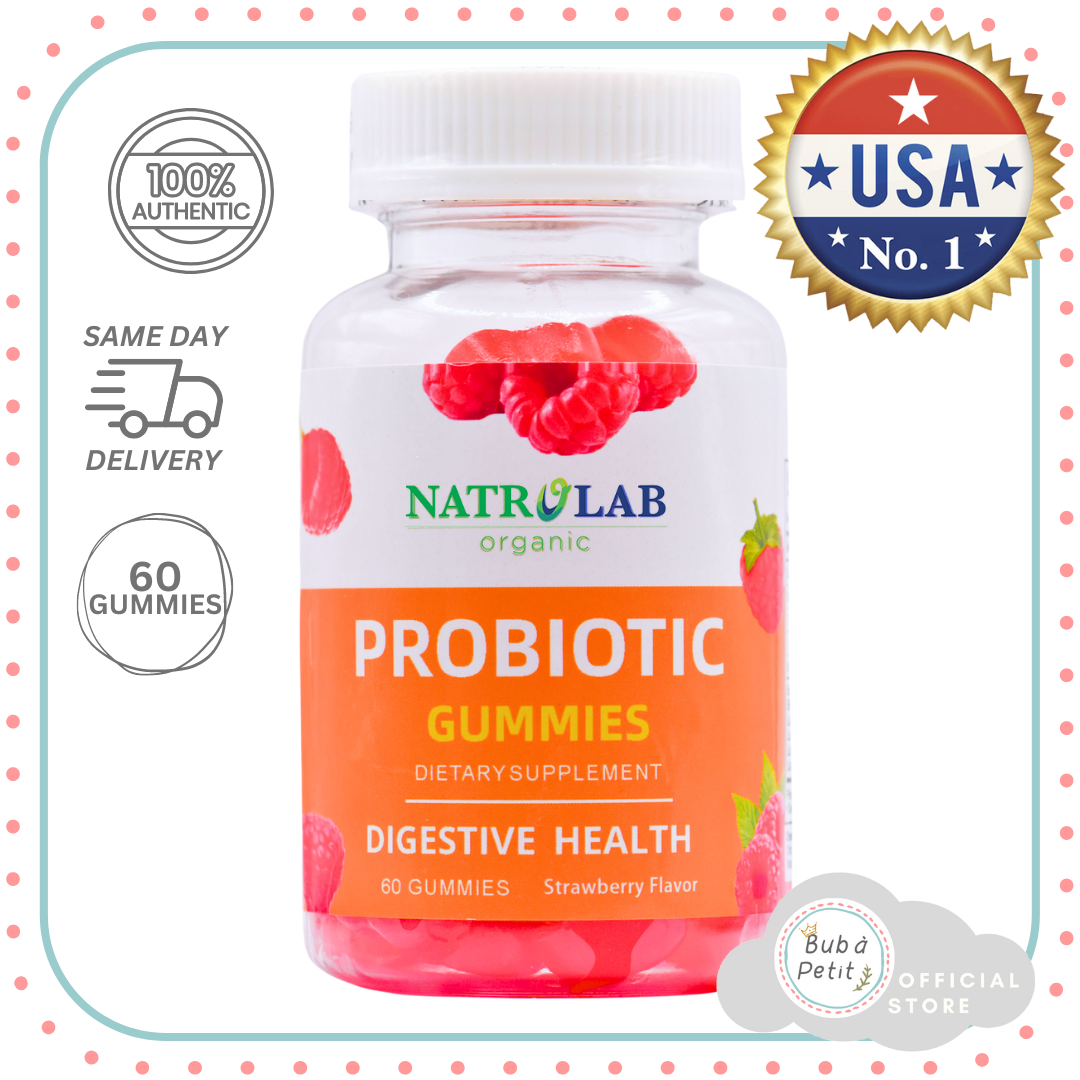 Natrolab Organic Probiotics - 6 Billion CFU - Gluten Free Vegetarian ...