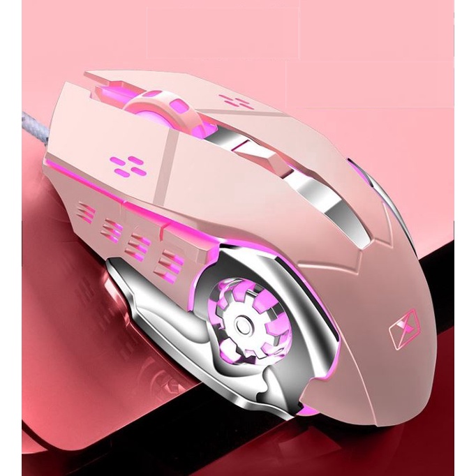 Xinmeng M-322 Colorful LED Backlight Ergonomic Mechanical Wired Gaming ...