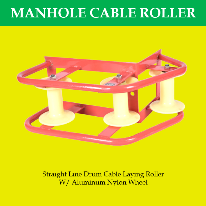 MAGO Straight Line drum cable Laying Roller With Aluminum Nylon Wheel ...