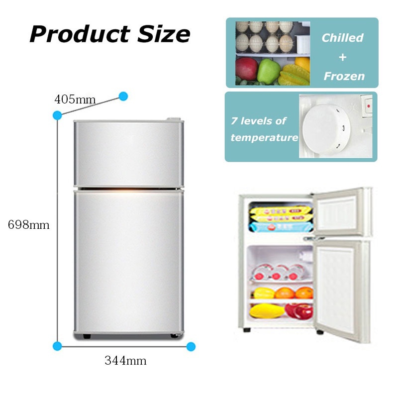 【HOMEFUN】Refrigerator MINI inverter Rerfrigerator With Freezer Save ...