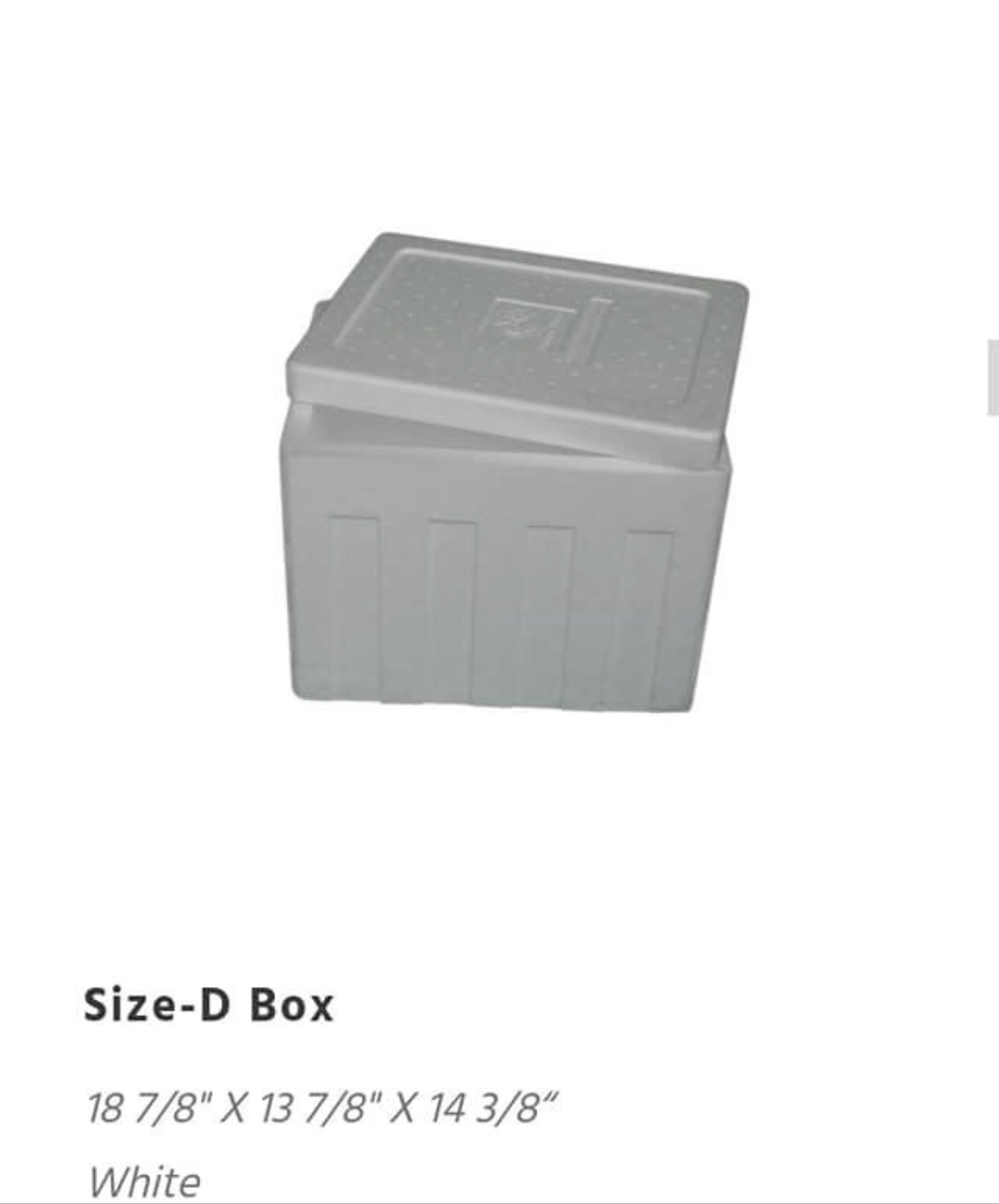 STYRO BOX / SIZE D / PORTABLE STYRO BOX | Lazada PH