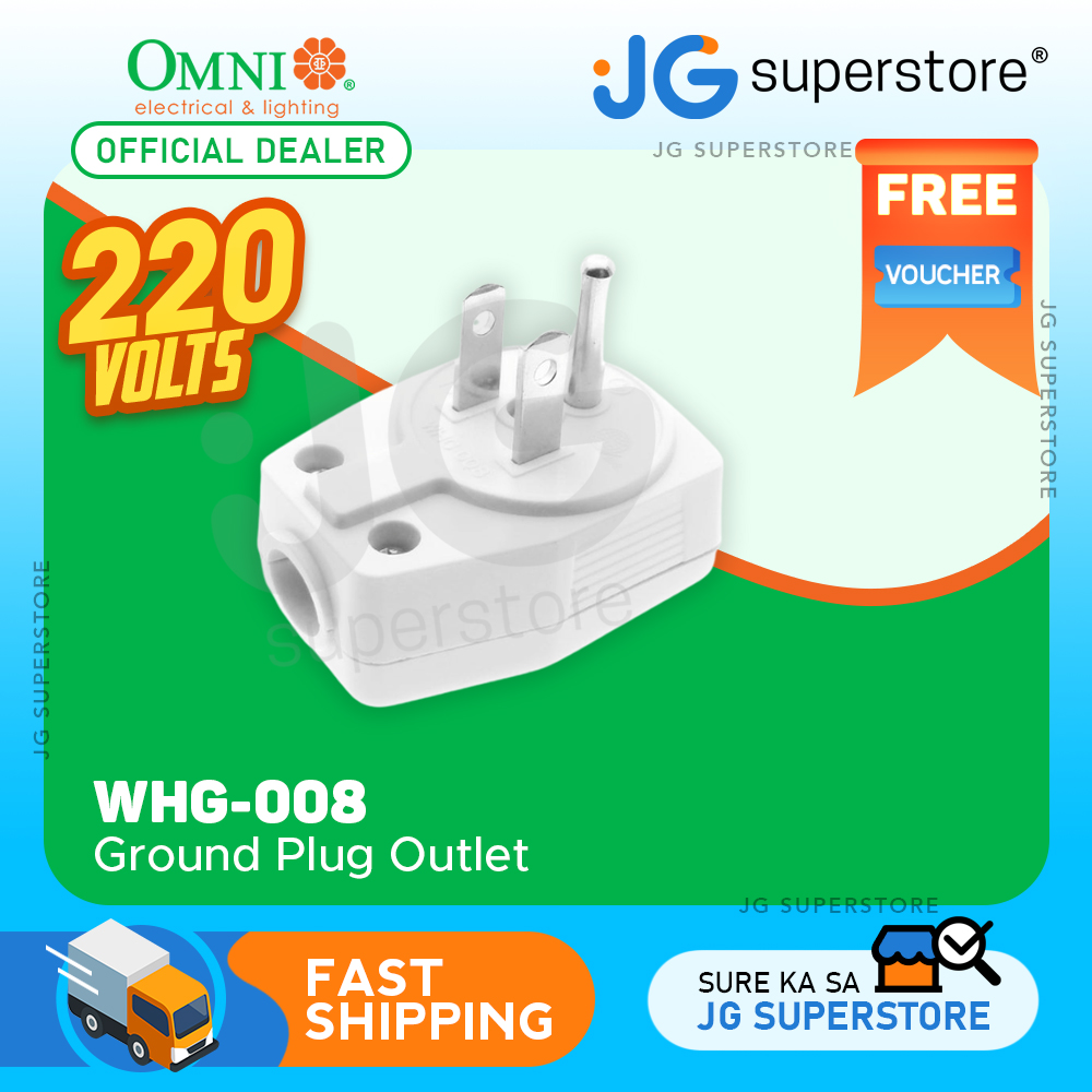 OMNI 20A 220V Heavy Duty Ground Plug Outlet for Home Sockets (1-Piece ...