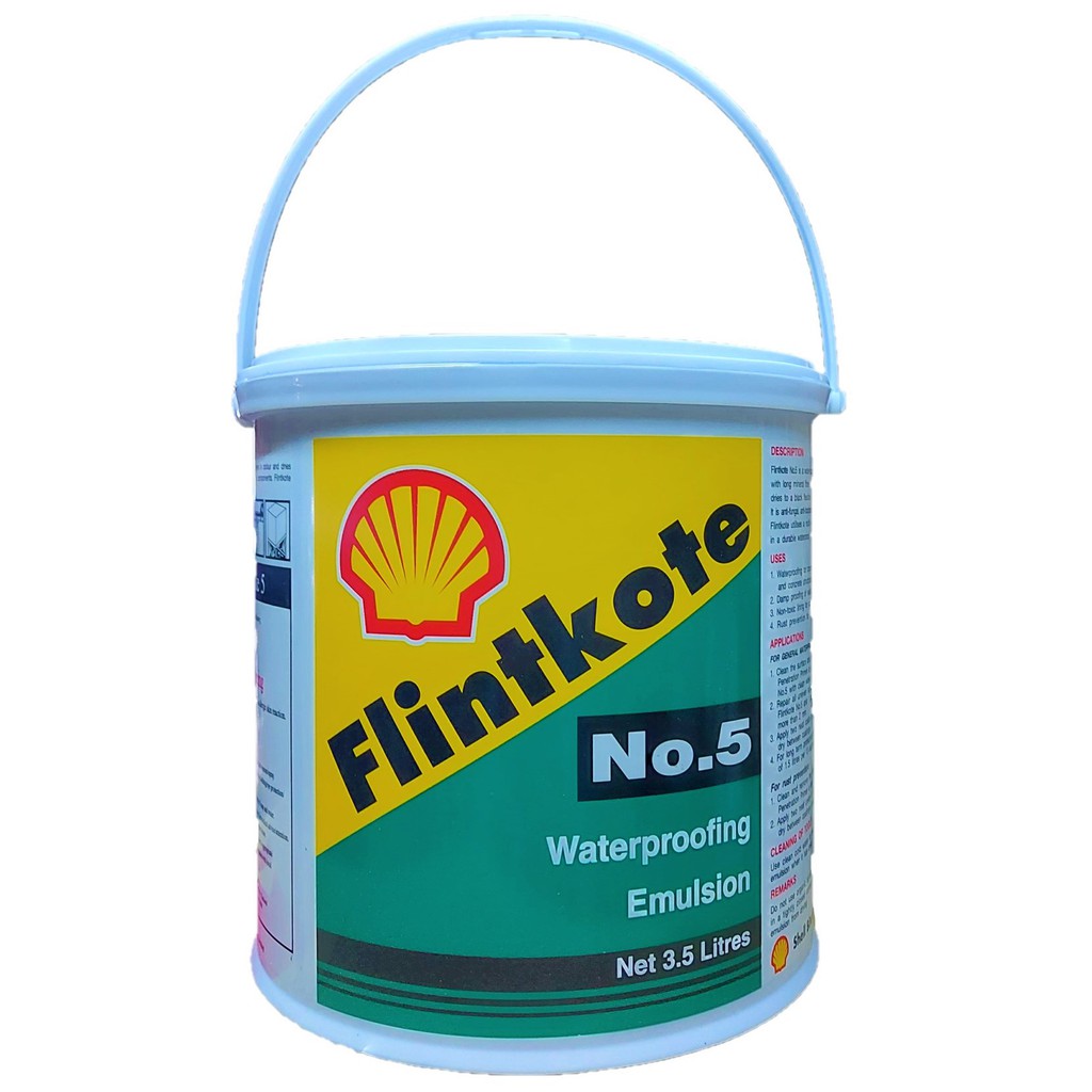 Shell Flintkote Waterproofing Emulsion No.5 - 3.5L | Lazada PH