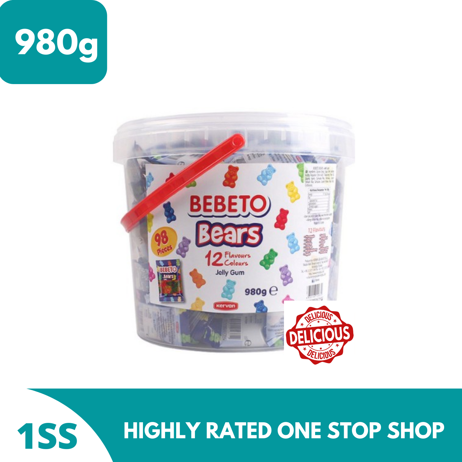 Bebeto Mini Bear Bucket 980g (Exp Aug 20, 2023) | Lazada PH