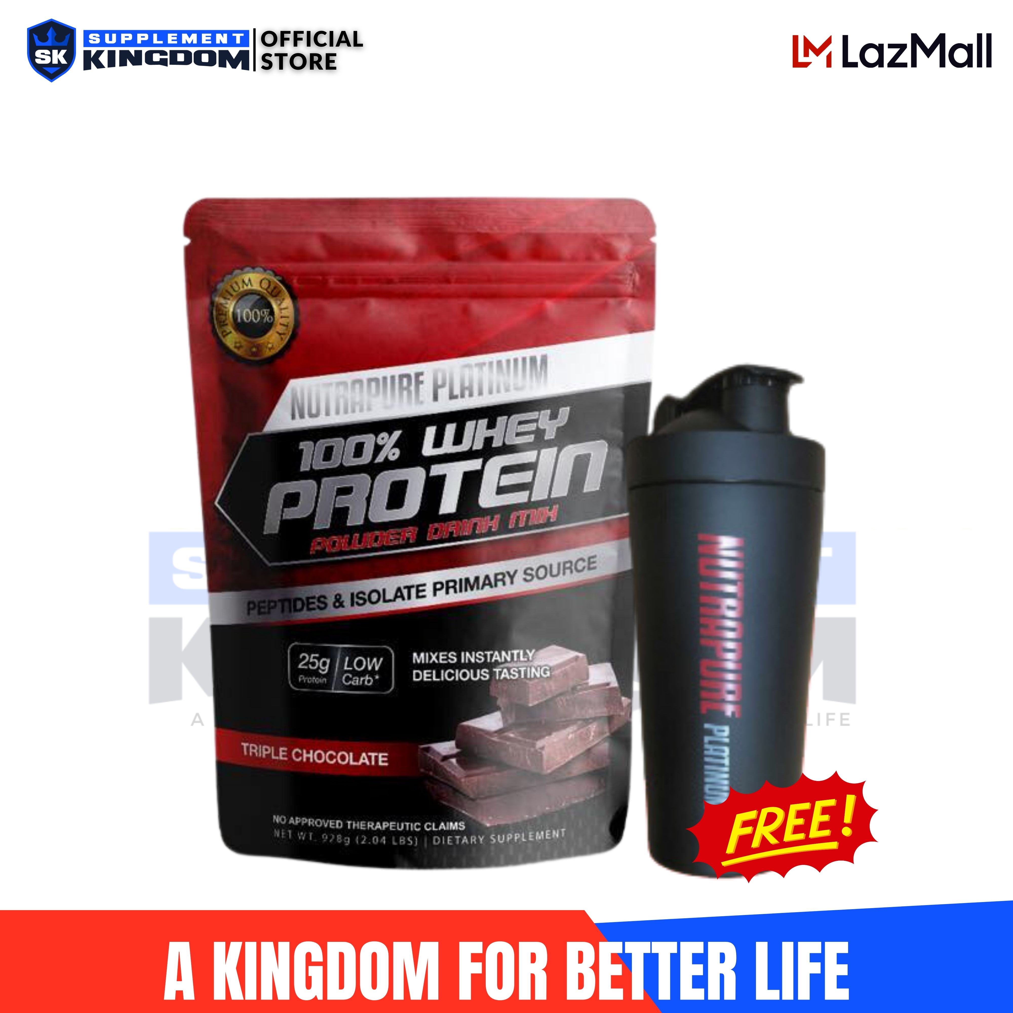 Nutrapure Platinum Whey Protein Isolate 25g Protein Per Seving 29 7162