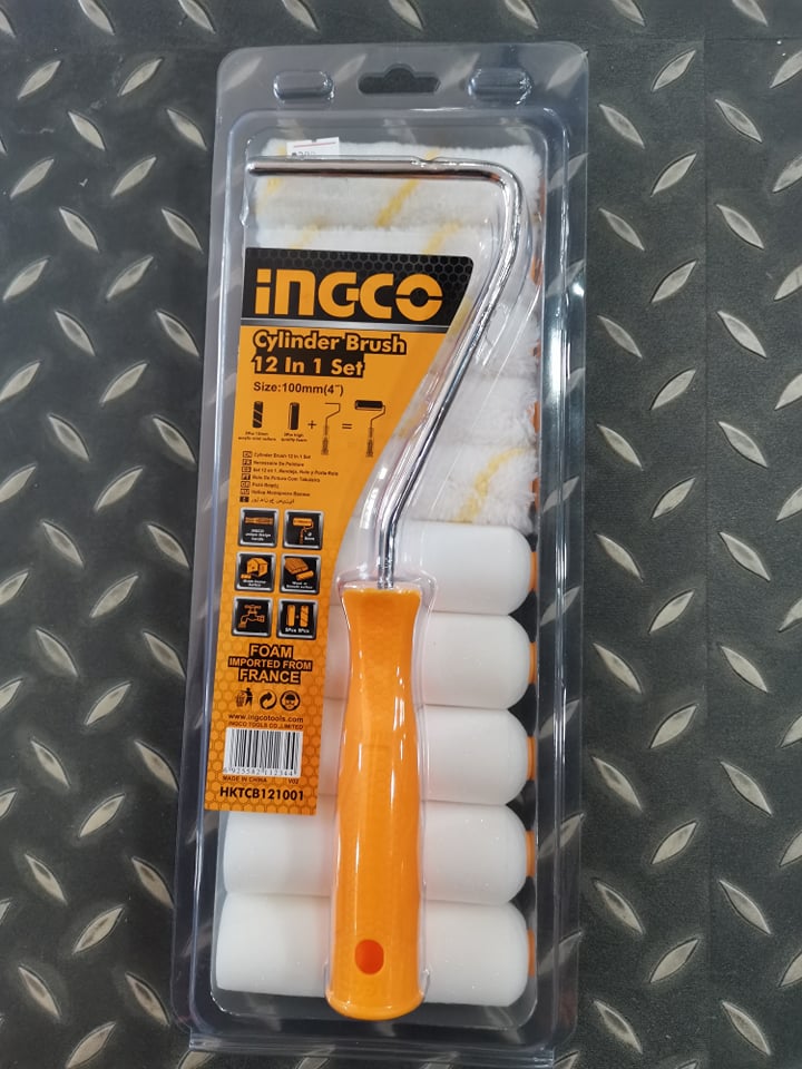 INGCO Cylinder paint roller 12 in 1 set | Lazada PH