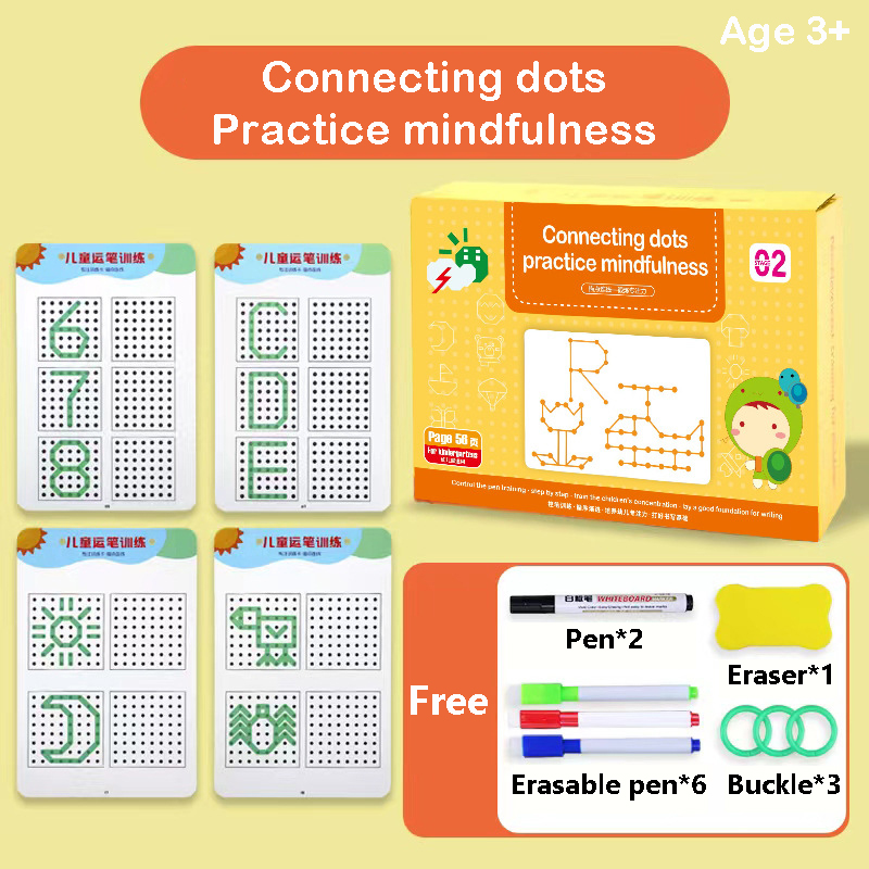 Niko 136 Page Tracing Book For Kids Training Coloring Book Erasable ...