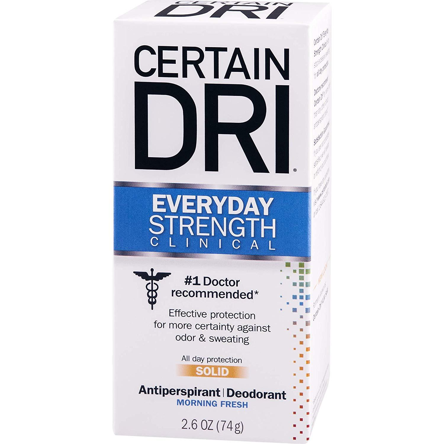 Certain Dri Everyday Clinical Strength Solid Antiperspirant Deodorant 2 ...