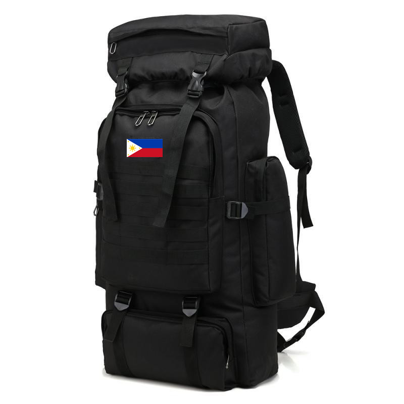 80L Men Tactical Backpack Waterproof Camping Hiking Climbing Travel ...