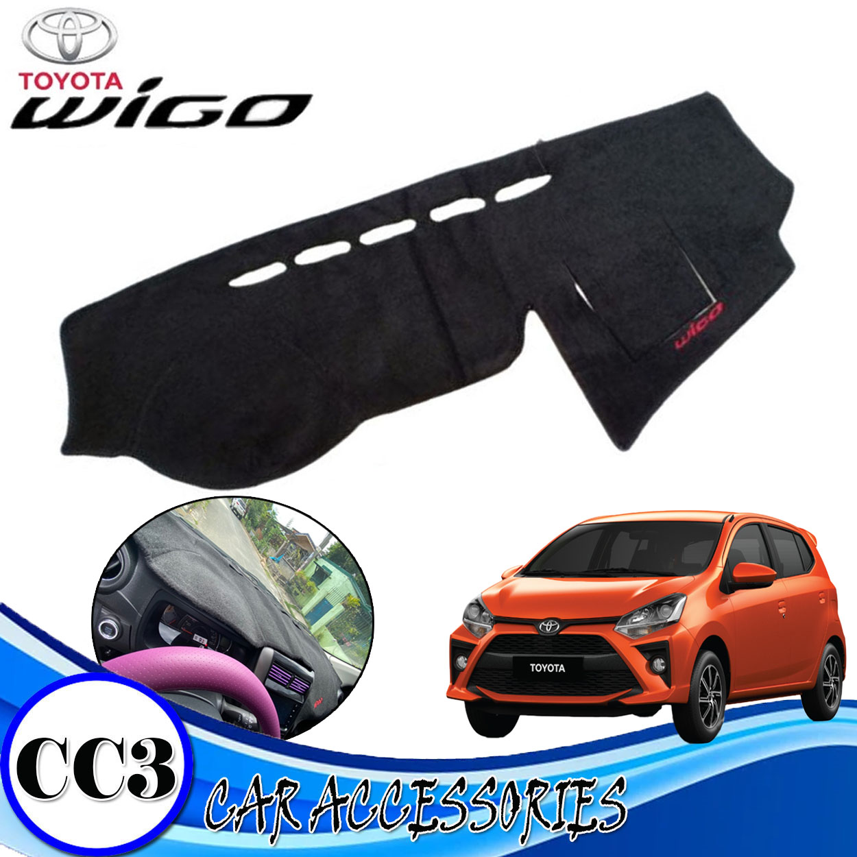 TOYOTA WIGO DASHBOARD COVER 2012-2018 | Lazada PH