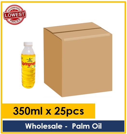 Wholesale - Springmade Palm Cooking Oil 350ml x 25pcs | Lazada PH