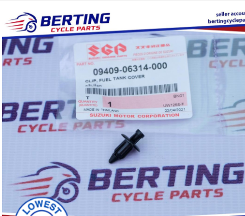 SGP FAIRING CLIP PUSH PIN Suzuki Genuine 09409-06314-000 | Lazada PH