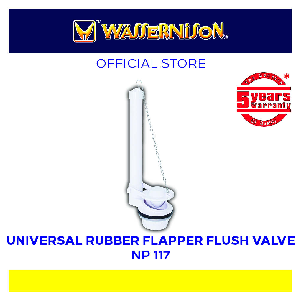 Wassernison Universal Toilet Rubber Flapper Flush Valve | Lazada PH