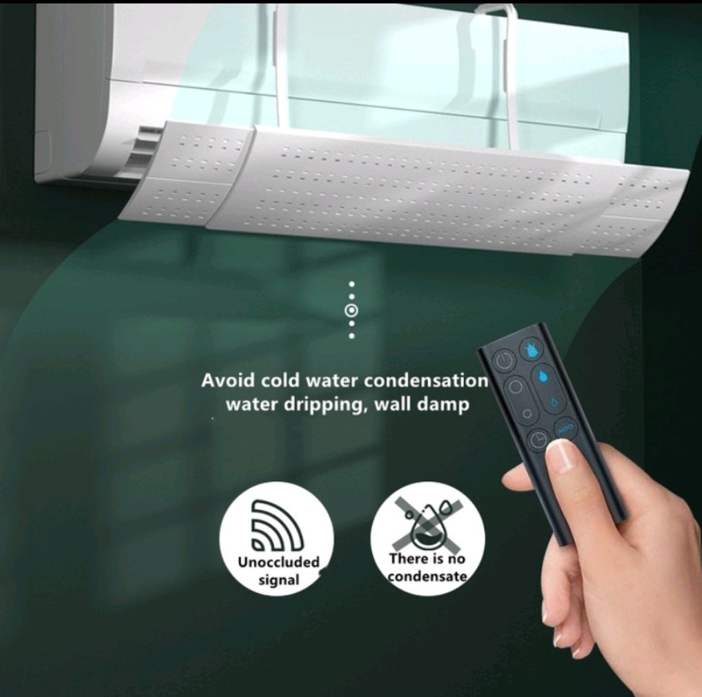 Universal Adjustable Air Conditioner Air Cold&Hot Deflector Hanging ...