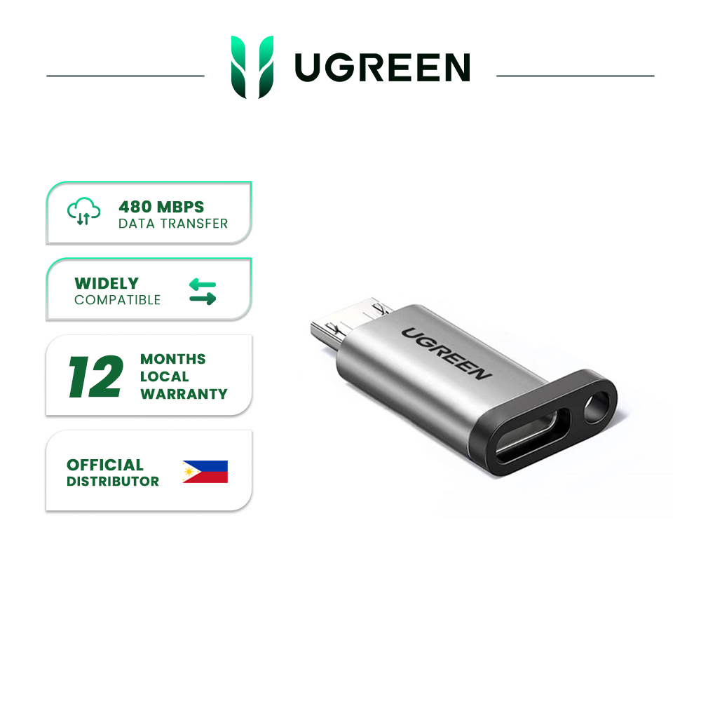 UGREEN Micro USB Male to USB-C Female OTG Adapter - PH | Lazada PH