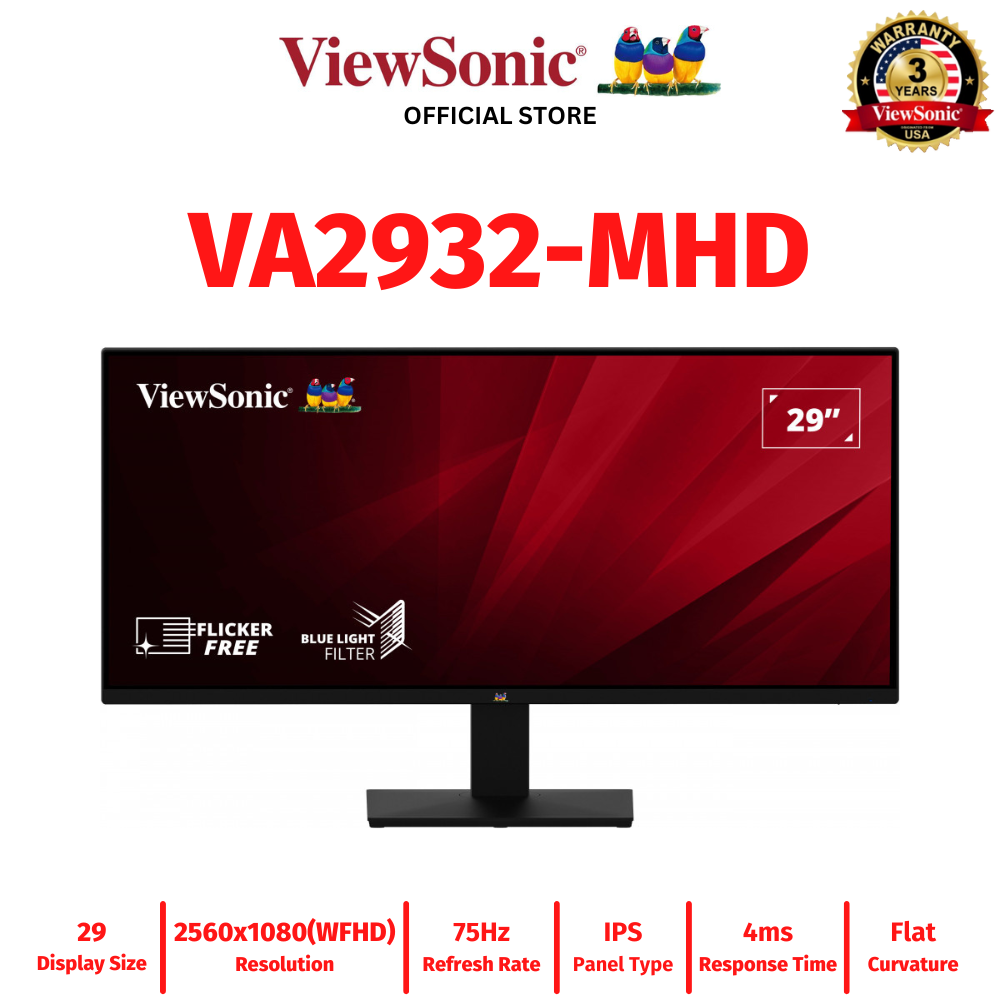 Viewsonic Monitor 29" (2560 x 1080 WFHD) / 75Hz / IPS / 4ms GTG ...