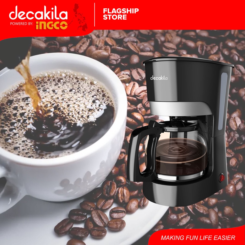 Decakila by INGCO KECF012B Drip Coffee Maker Coffee Machine 1.5L ...