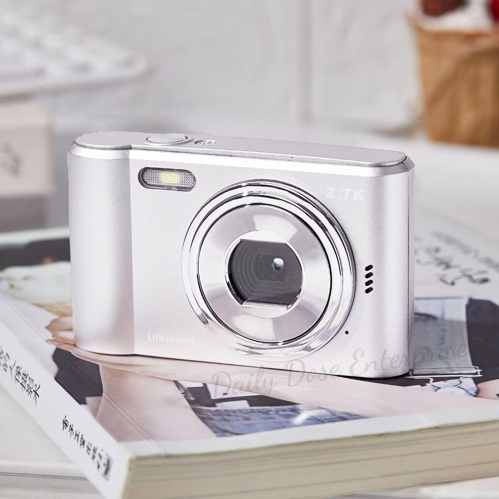 【WIth 32G SD Card】Small Cute Digital Camera 2.7K IPS Screen 8X Zoom ...