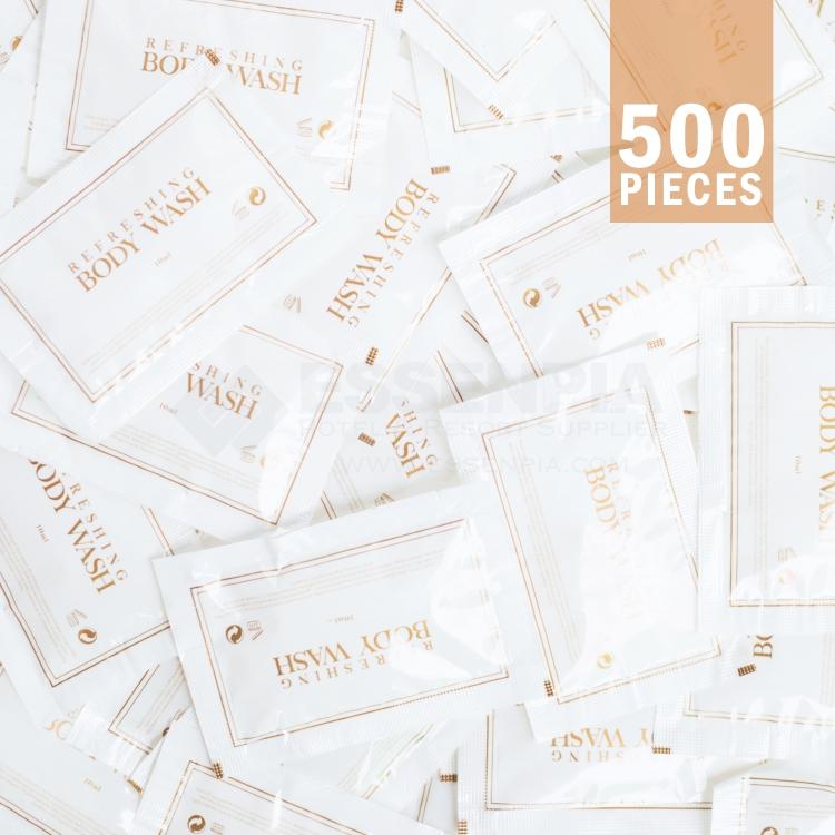 500 PCS Hotel 10ML BODY WASH Sachet Generic Body Wash AIRBNB Guest ...