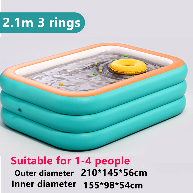 WL Outdoor Inflatable Swimming Pool for kids and family With Free ...