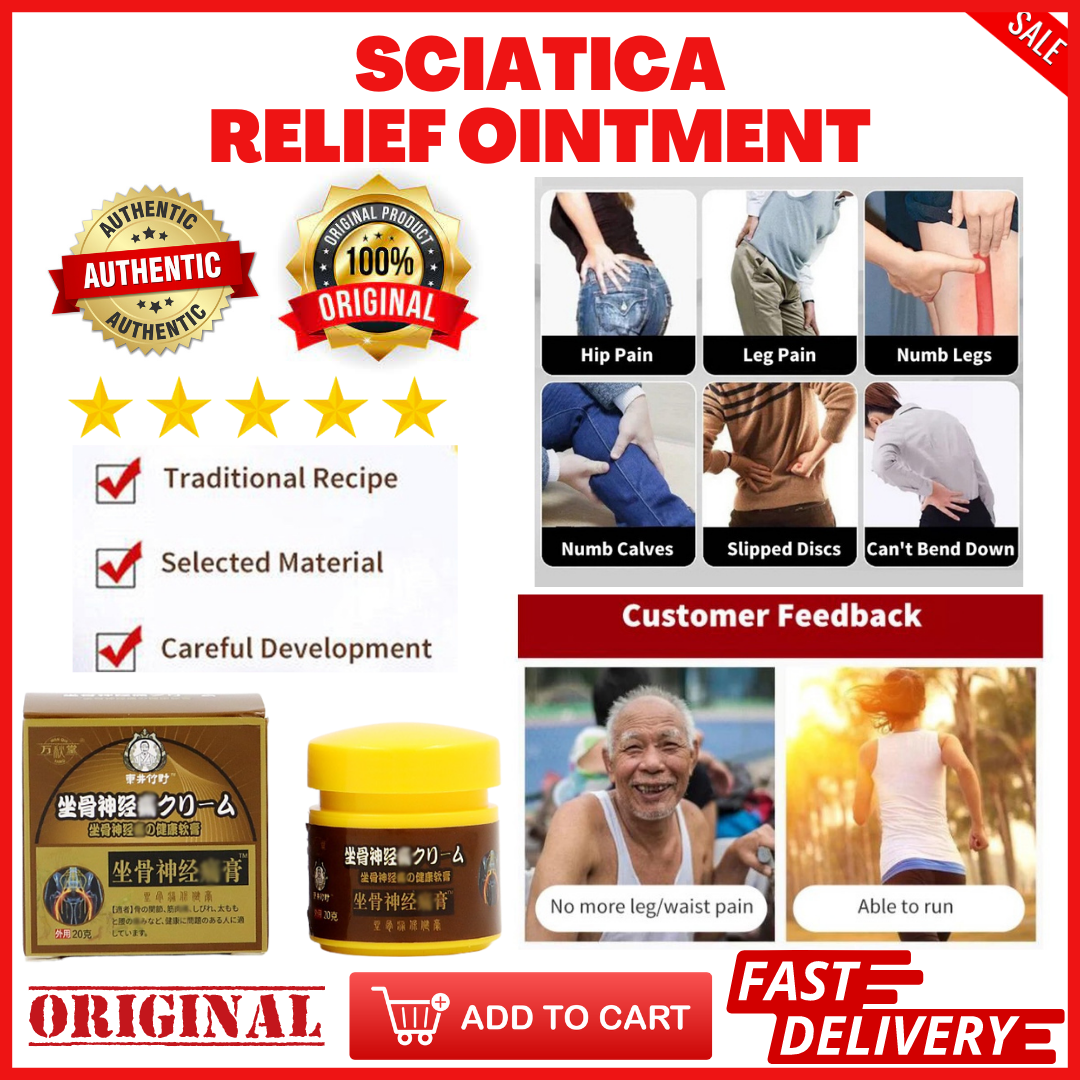 ️FLASH SALE! 100% ORIGINAL Sciatica Relief Ointment Lumbar Disc ...
