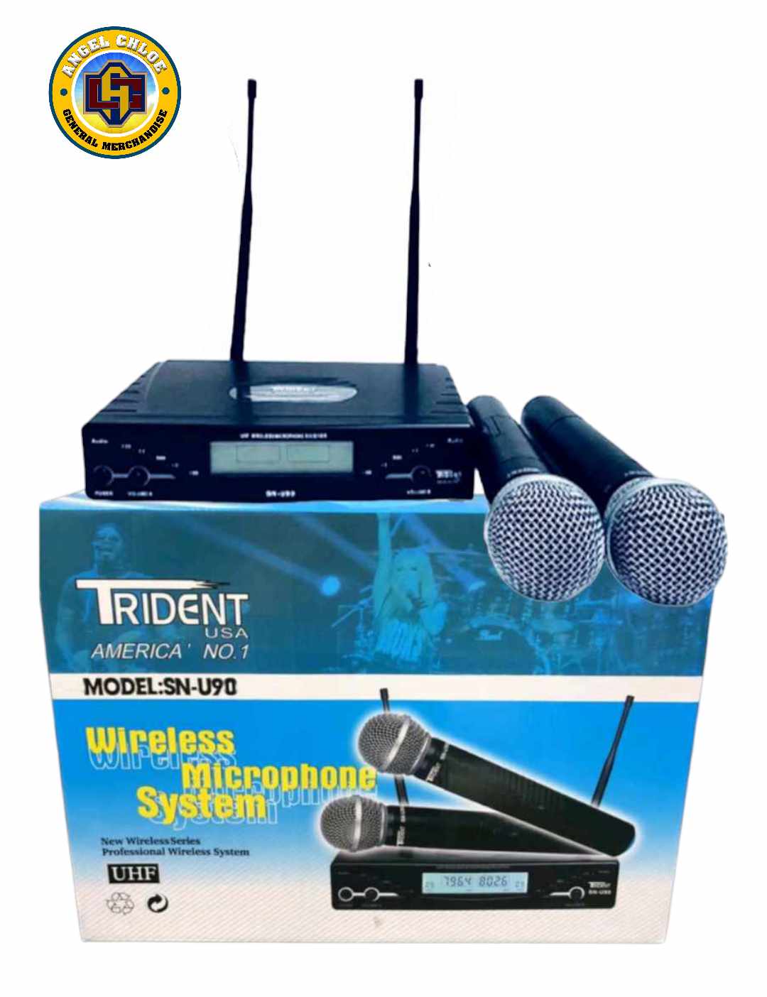Trident SN U90 Uhf professional wireless Microphone system the americas ...
